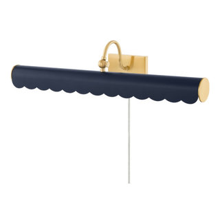 Fifi 3-Light Portable Shelf Light, Aged Brass - Traditional - Display ...