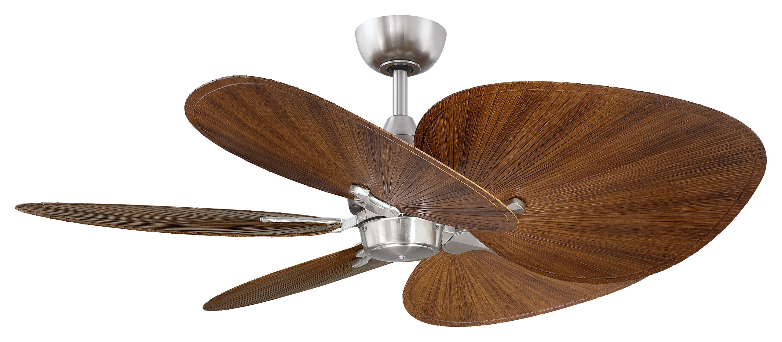 Islander Indoor/Outdoor Ceiling Fan DC Motor Nickel - Tropical ...