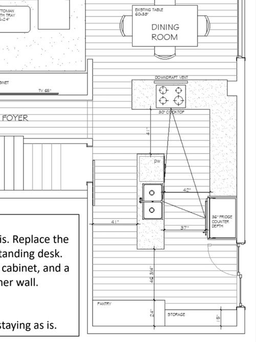 New kitchen layout - stove placement and venting