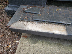 Deteriorating Exterior Tile Stoop: Repair, Replace, or Scrape Clean?