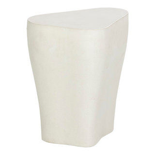 Dali End Table Small White, White - Contemporary - Side Tables And End ...