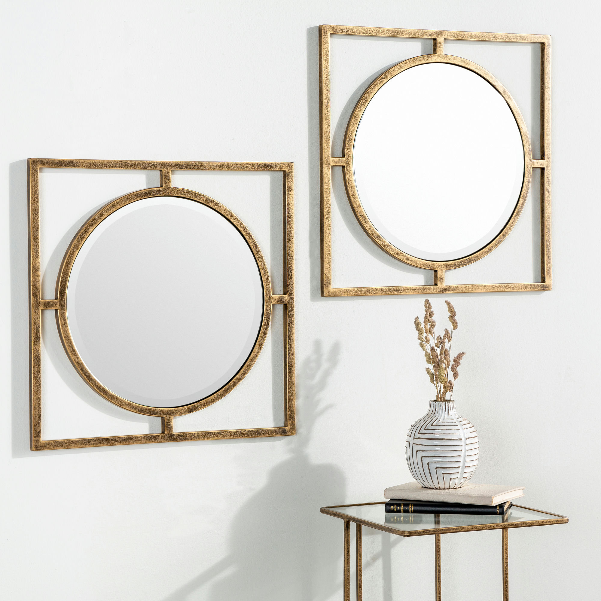 Surya Frances Mirror - Contemporary - Wall Mirrors - by Beyond Design & More | Houzz
