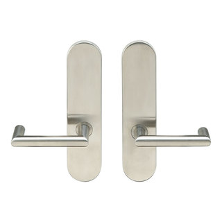 Stuttgart Lever, Full Dummy Tubular Pair, Left Hand, Satin Stainless ...