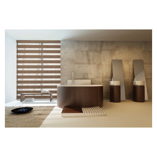 Shade by Jamie: Vertilux Neolux Dual Shades - Modern - Bathroom ...