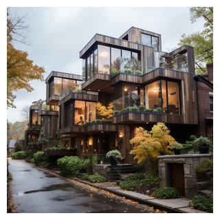 Custom Homes Design - Contemporary - Exterior - Toronto - by NextGen ...