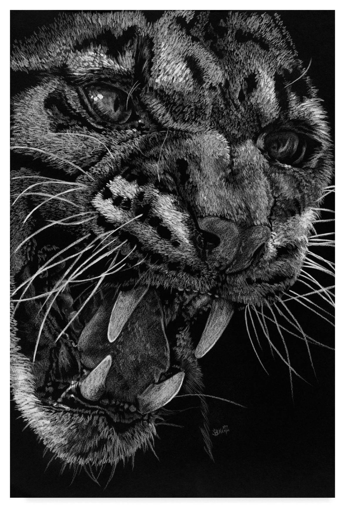 "Temper" by Barbara Keith, Canvas Art, 30"x47" - Contemporary - Prints ...