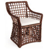 Normandy Open Weave Arm Chair - Tropical - Armchairs And Accent Chairs ...
