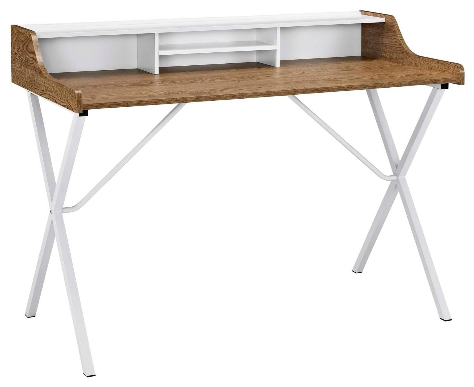 Bin Office Desk, Walnut - Contemporary - Desks And Hutches - by Simple ...
