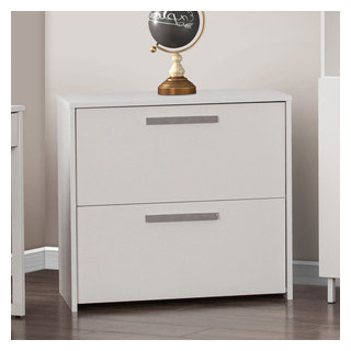 Alaska 31'' Wide 2 Drawer Modern Home Office Lateral File Cabinet ...