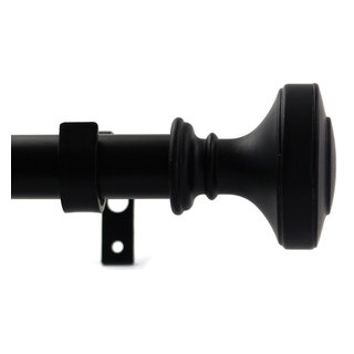 1" Semplice Drapery Curtain Rod, 28"-48" - Traditional - Curtain Rods ...