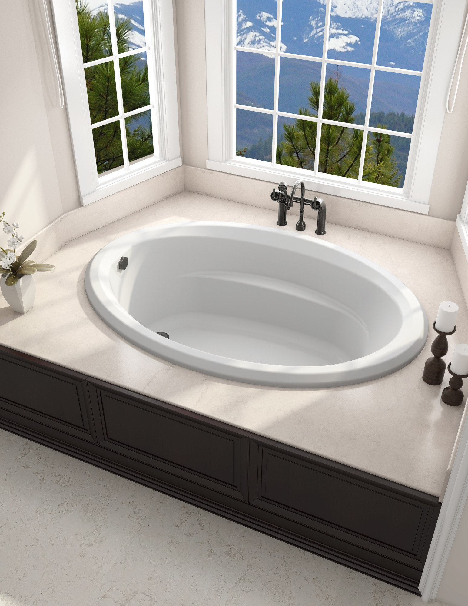 Jacuzzi J3D6042 WRL 1XX 60" x 42" Signature Drop In Whirlpool ...