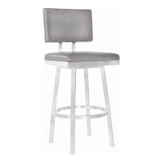 Balboa Armless Stool - Contemporary - Bar Stools And Counter Stools ...