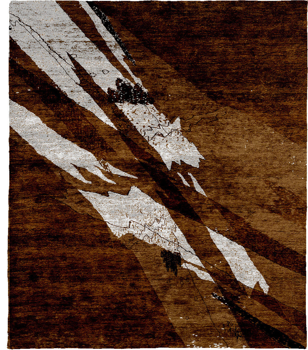 Mannum Highland Silk Wool Hand Knotted Tibetan Rug, 6' Round ...