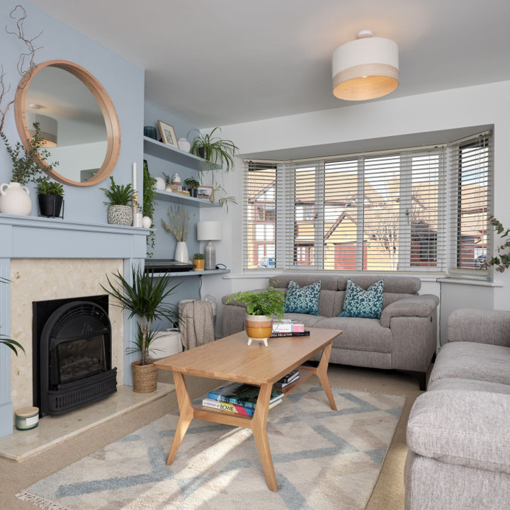 75 Beautiful Living Room Feature Wall Ideas and Designs - January 2025 ...