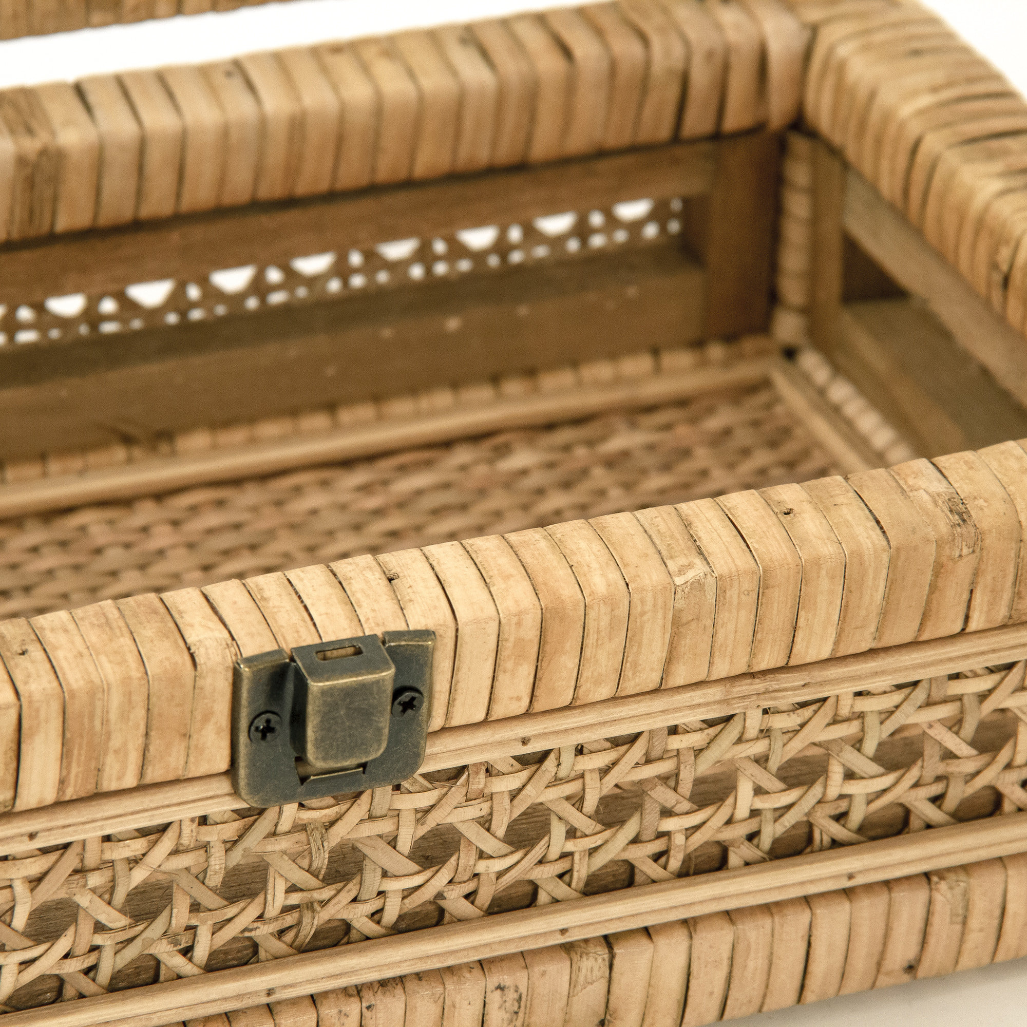 Rattan Storage Box - Tropical - Decorative Boxes - by HedgeApple | Houzz
