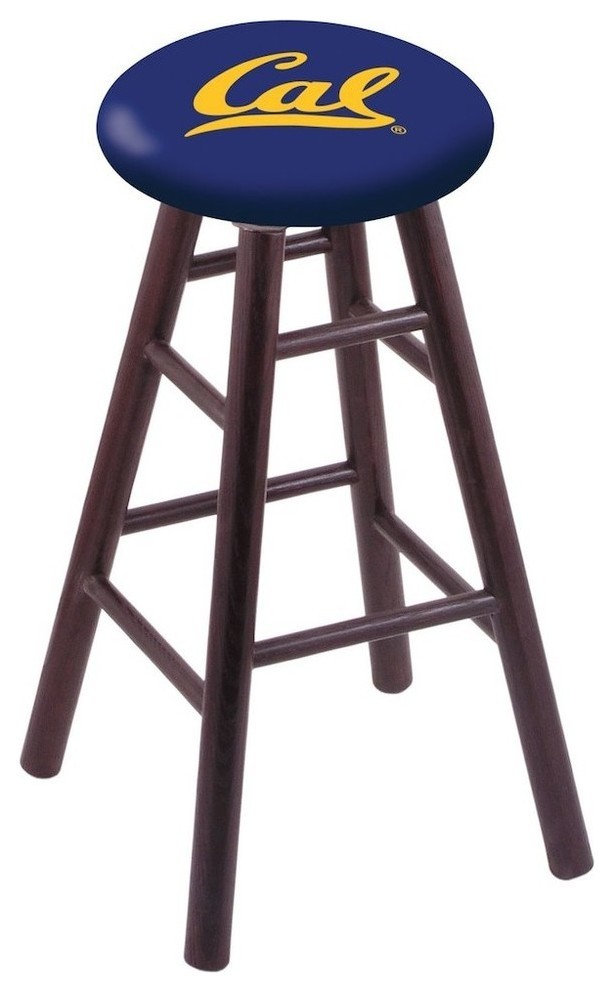 Cal Bar Stool, Dark Cherry - Contemporary - Bar Stools And Counter ...