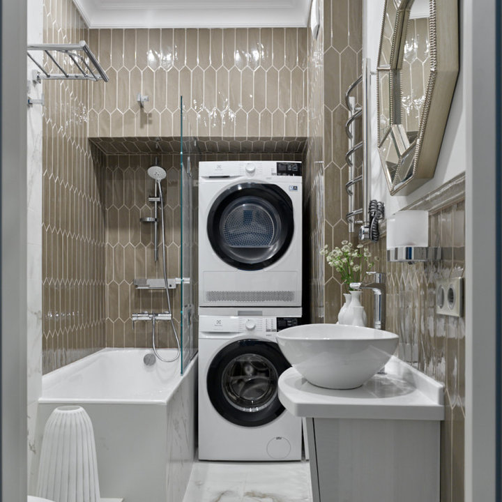75 Beautiful Bathroom with a Laundry Ideas & Designs - October 2025 ...