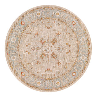 Surya Avant Garde Rug 5'3" Round, Sage, Olive - Mediterranean - Area ...