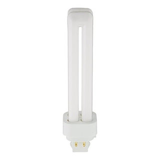 Sylvania 20683 Compact Fluorescent 4 Pin Double Tube 2700K, 18-Watt ...