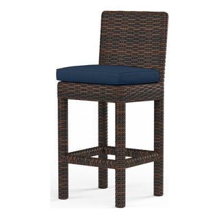 Montecito Spectrum Indigo Comfort Counter Outdoor Stool - Transitional ...