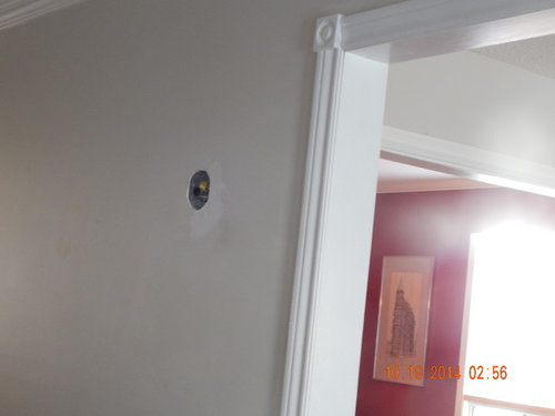 Wall mounted light with built in switch