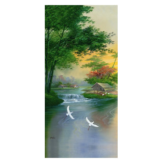 Falling Brook Mural PR1217 - Traditional - Wall Decals - by The Home ...