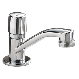Delta HDF Single Handle Metering Faucet, Chrome, 701LF-HDF ...