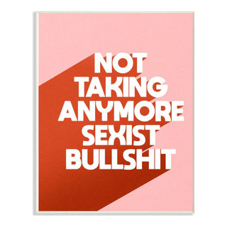 Not Anymore Funny Word Modern Pink Design, 16"x20", 10x15 ...