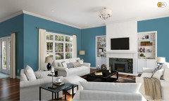 Traditional blue paint color for historic living room quandary