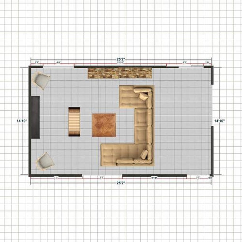 Need help with family room layout