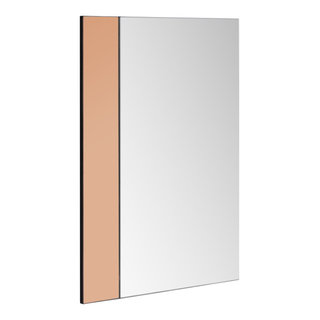Eric Accent Rectangle Mirror, 24"x18" - Contemporary - Wall Mirrors ...