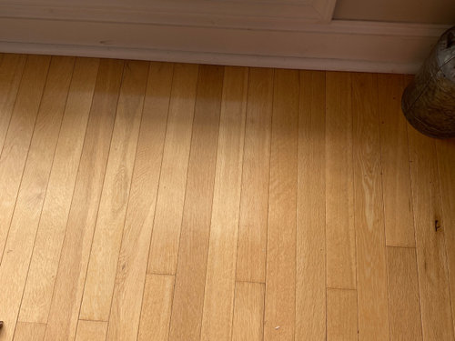 Will my new wood floor fade to match the old