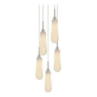 Sonneman Teardrop 5-Light Pendant in Polished Chrome - Contemporary ...