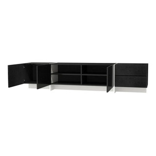 Inn | Modern Minimalistic TV Stand with RGB LED Lights - Transitional ...