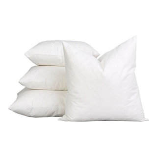A1HC Sterilized Feather Down Extra Fluff and Durable Pillow Insert, Set ...