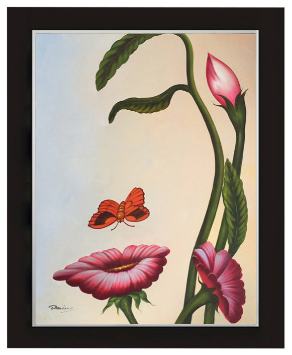 Lady Handmade Wall Art Framed Museum Quality Wall Decor Size: 32x44 ...