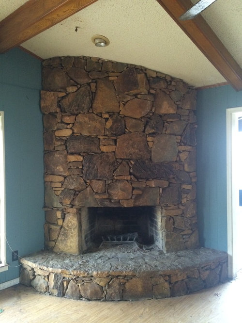 1970s Fireplace