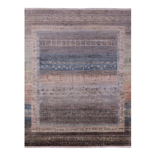 8' 0" X 10' 0" Tribal Persian Gabbeh Handmade Wool Rug Q9967, 8' 0" X ...