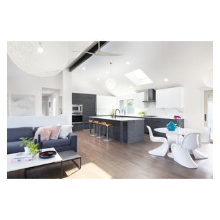 Black and White Kitchen - Contemporary - Kitchen - Seattle - by Hatano ...