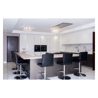 Industrial Kitchen Design in Stanmore, London by Kudos Interior Designs ...