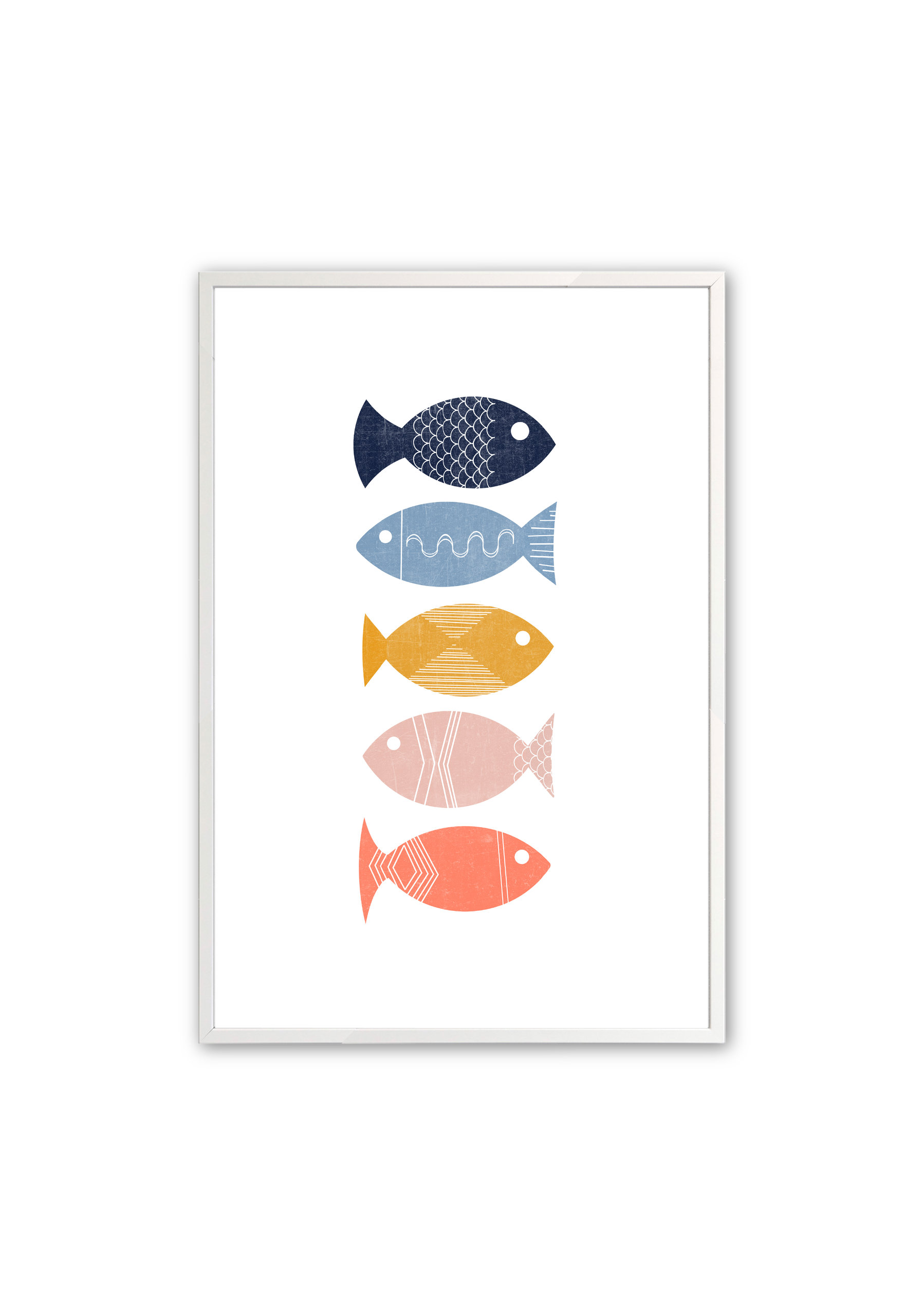 Fish Framed Print, 24" x 36" - Beach Style - Prints And Posters - by ...
