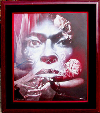Raymond Howell, Miles Davis, Oil Painting - Contemporary - Fine Art ...