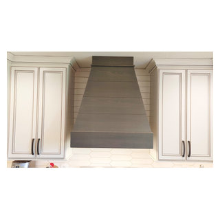 Kitchen Remodel with Ivory Cabinets , Drop Zone, and Hutch Area ...