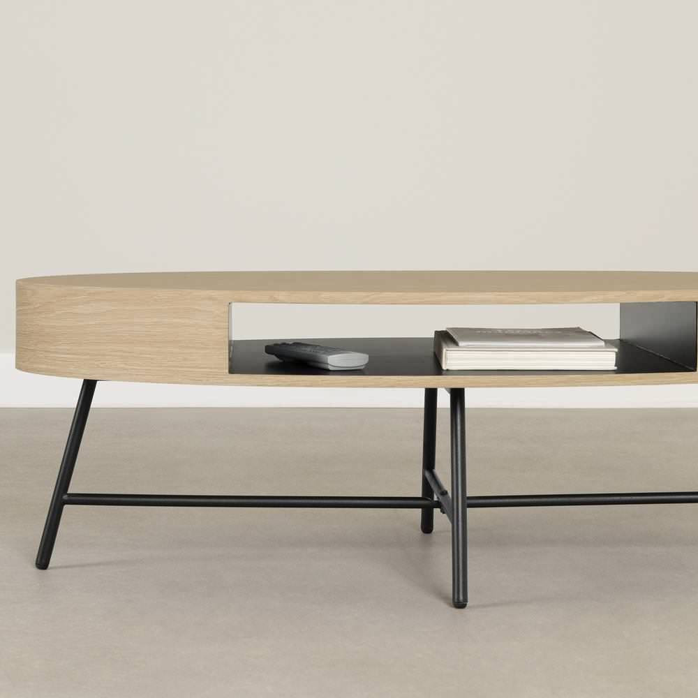 Mezzy Coffee Table, Pale Oak - Midcentury - Coffee Tables - by ...