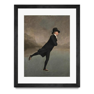 Giant Art 30x40 Reverend Robert Walker Skating Matted and Framed in ...