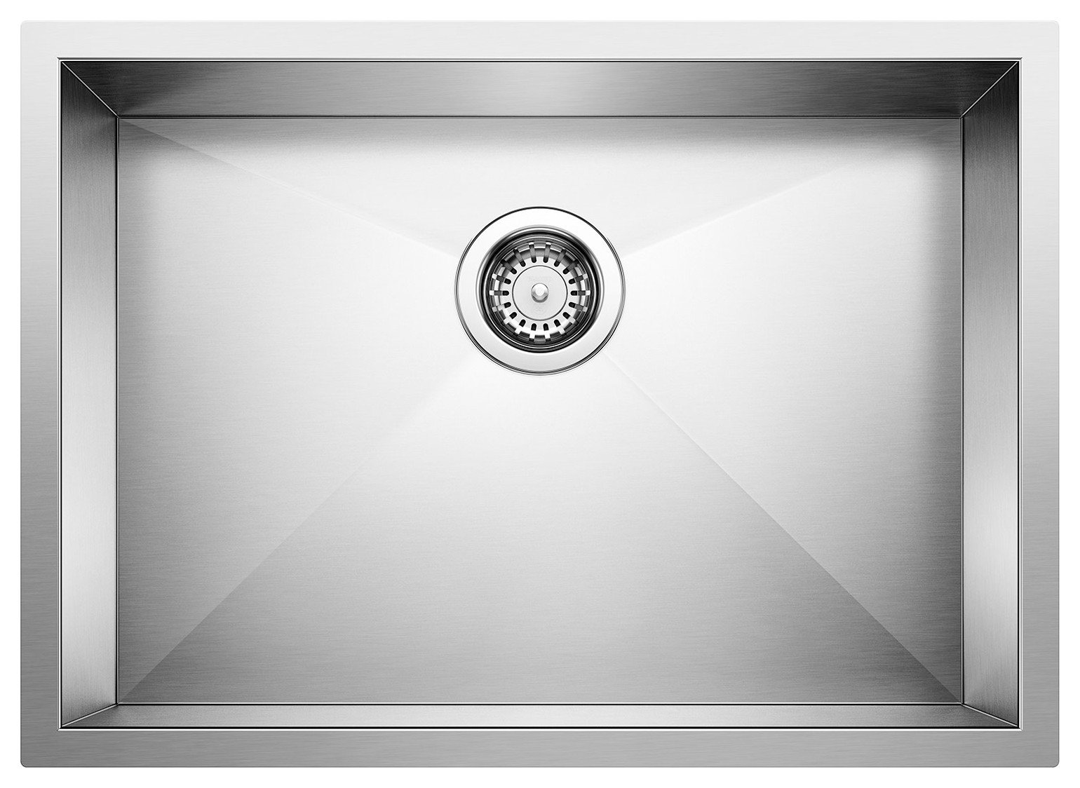 Blanco 443051 Quatrus R0 25" Undermount Single Basin Stainless ...