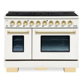 Bold Series 48" Dual Fuel Freestanding Range - Contemporary - Gas ...
