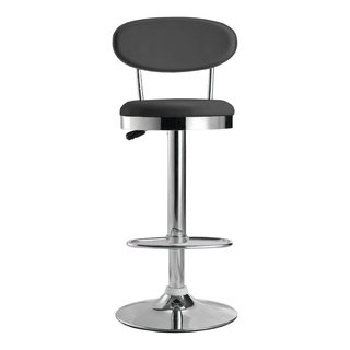 Modern Classics Beer Bar Stool Chair, Black, 34.5"H x 20"W x 17"D ...