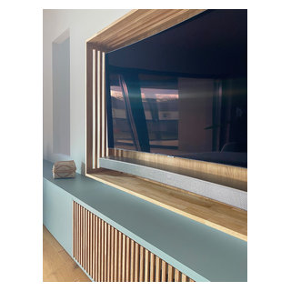 Alex. Salon. Meuble sur-mesure. - Contemporary - Living Room - Other ...