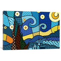 "Starry Night 2 (After Vincent Van Gogh)" by 5by5collective, Canvas ...